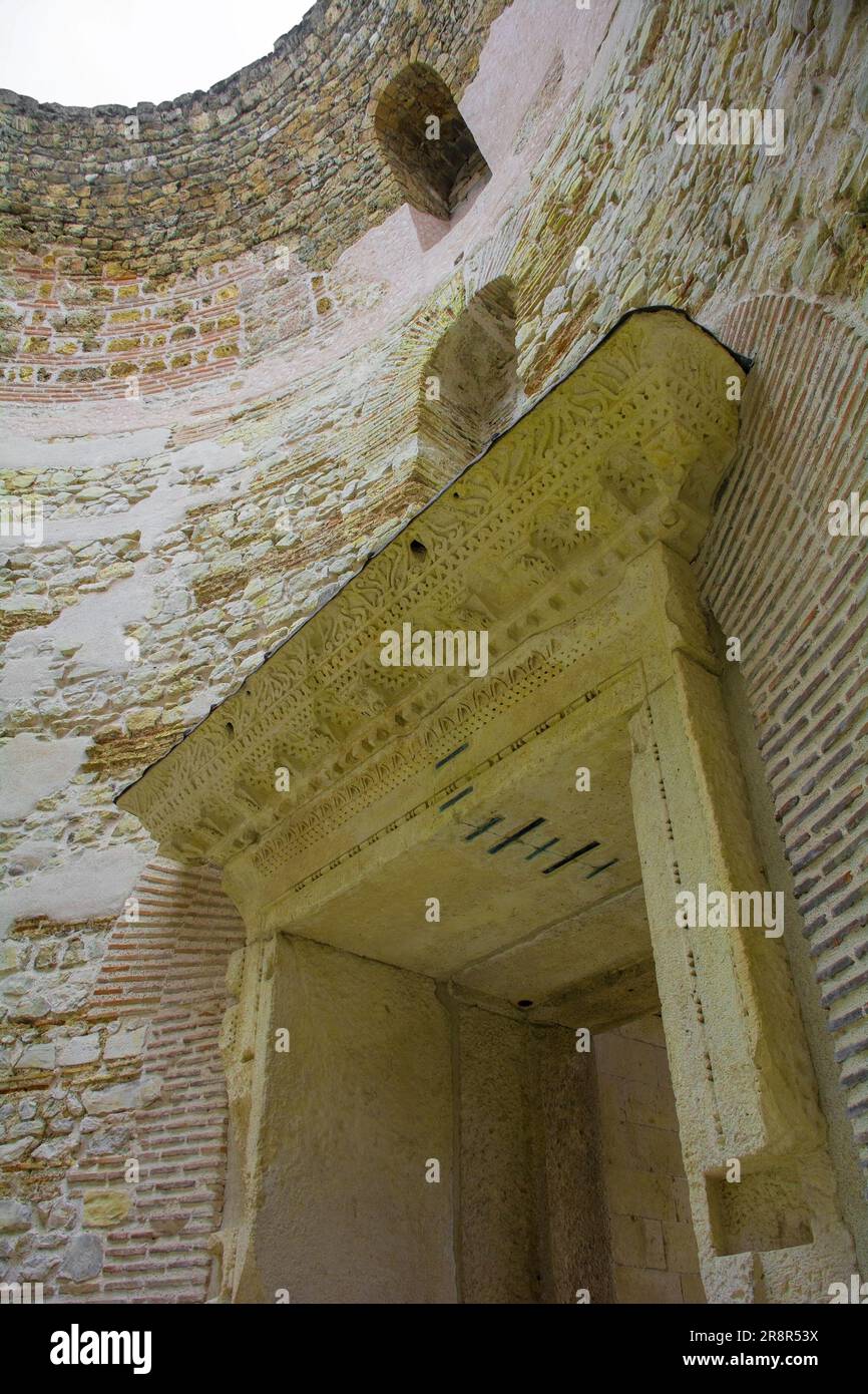 Details of door relief decorations in the 4th century Vestibule within ...