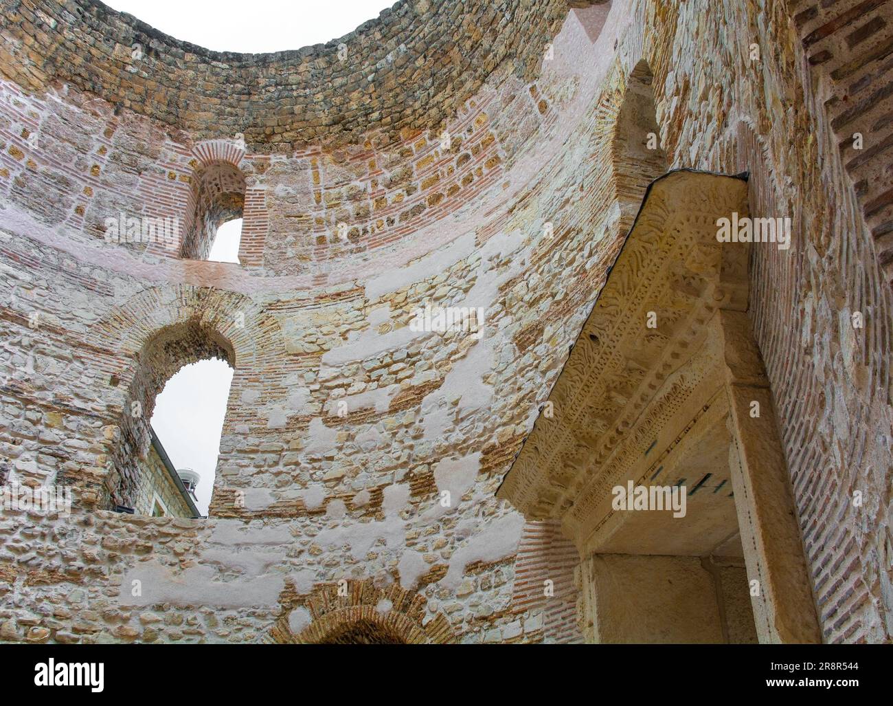 Details of door relief decorations in the 4th century Vestibule within ...