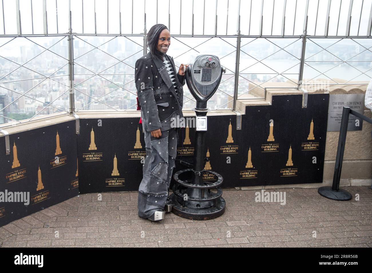 New York, US, 22/06/2026, Billy Porter during the ceremony to light up ...