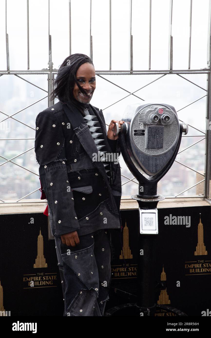 New York, US, 22/06/2026, Billy Porter during the ceremony to light up ...