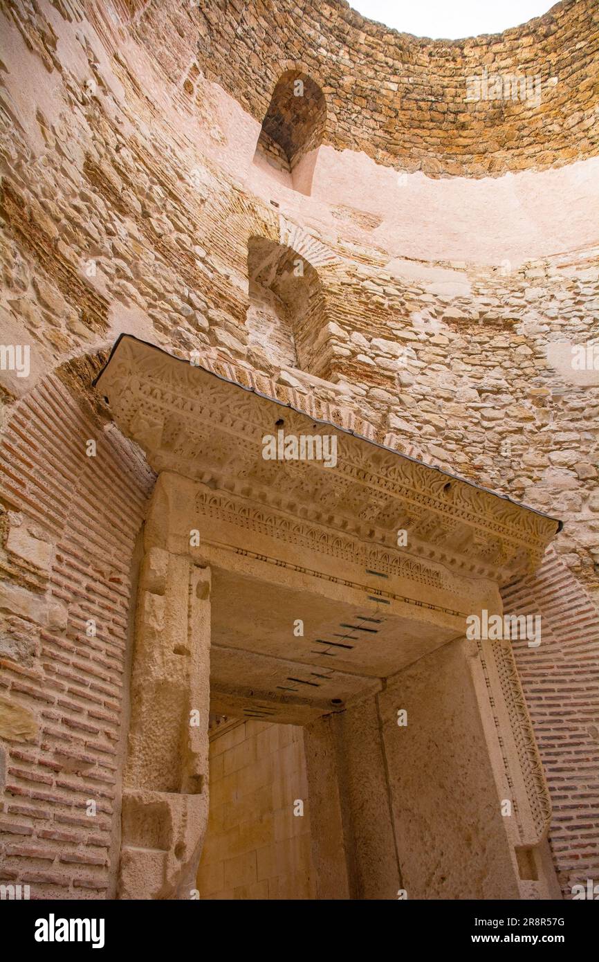 Details of door relief decorations in the 4th century Vestibule within ...