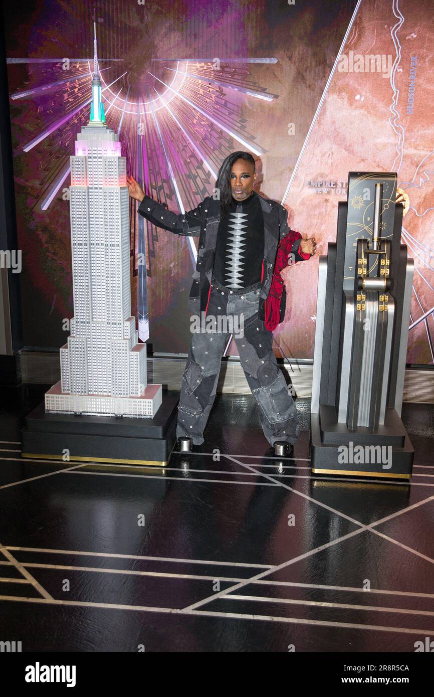 New York, US, 22/06/2026, Billy Porter during the ceremony to light up ...