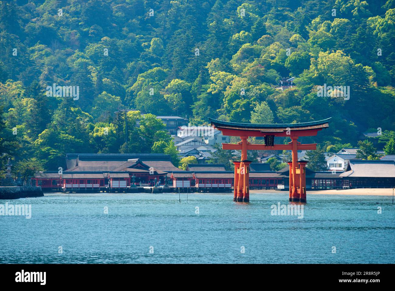 Itsukushima shrine and the Big Torii gate Stock Photo - Alamy