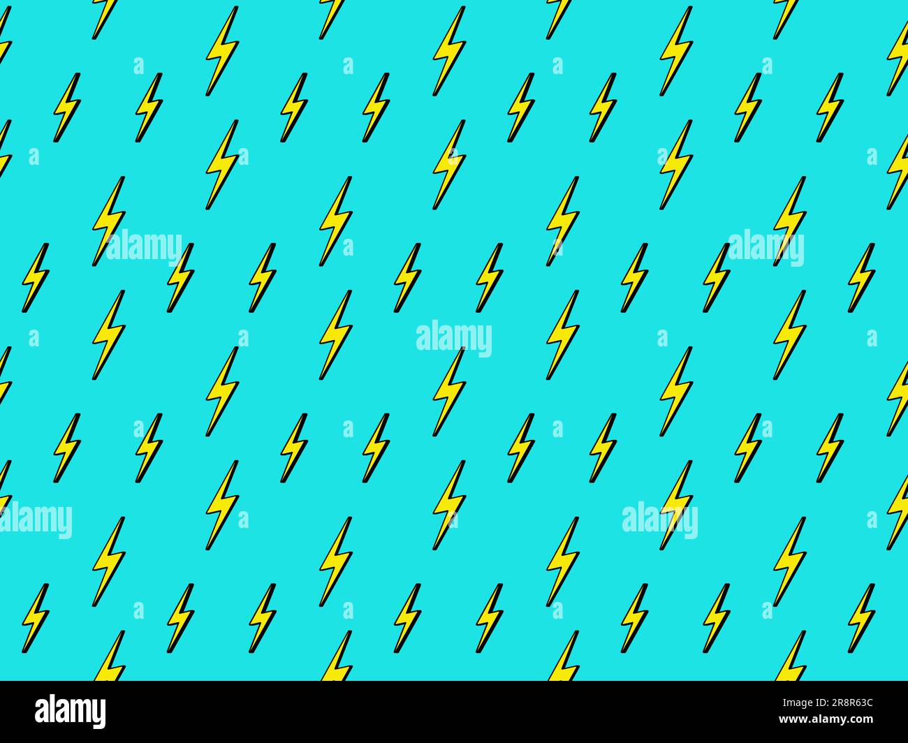 Lightning pattern. Retro abstract seamless print of fast energy bolt ...