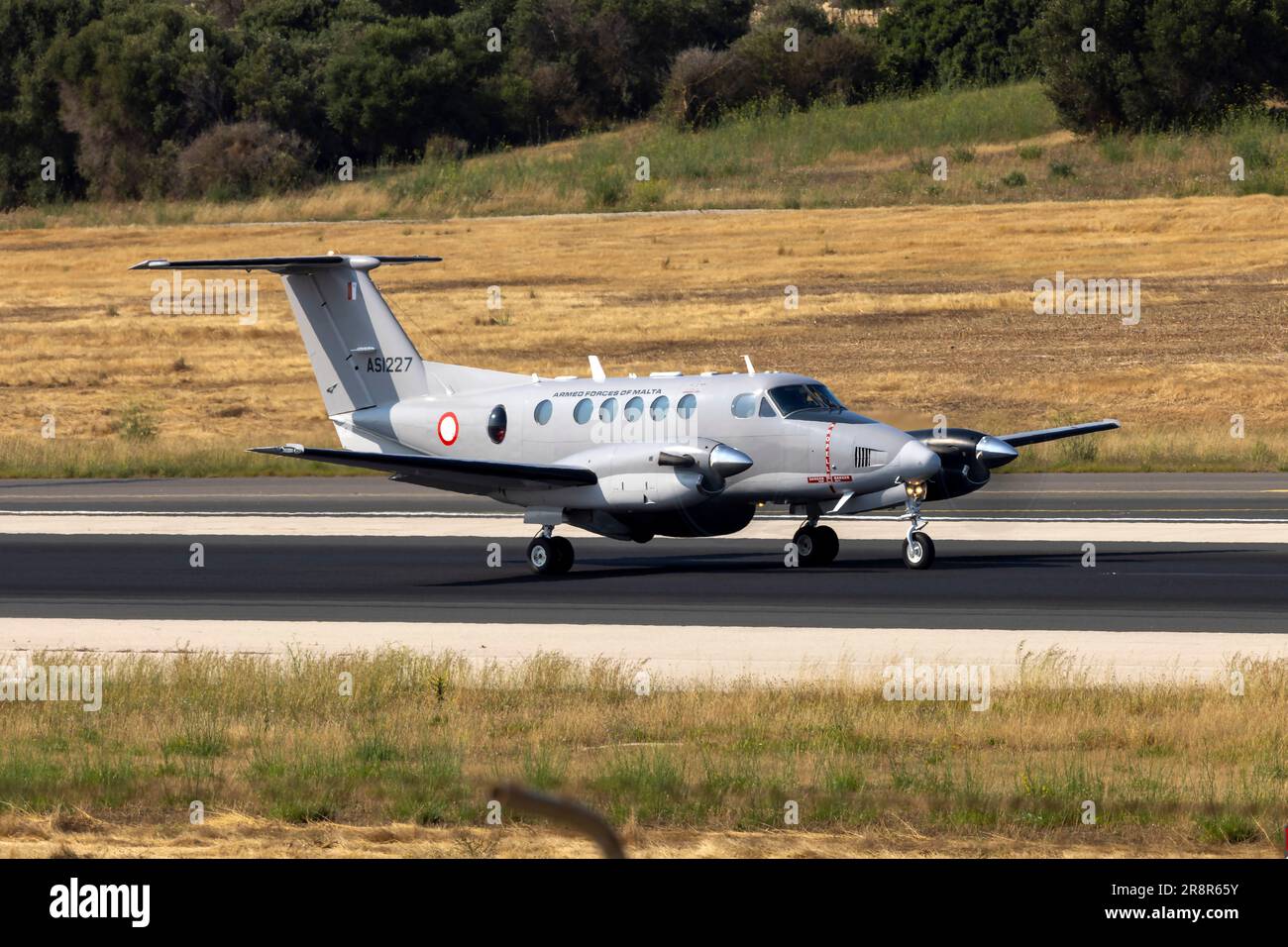 Maltese Air Force Hawker Beechcraft B200 King Air (Reg.: AS1227 ...