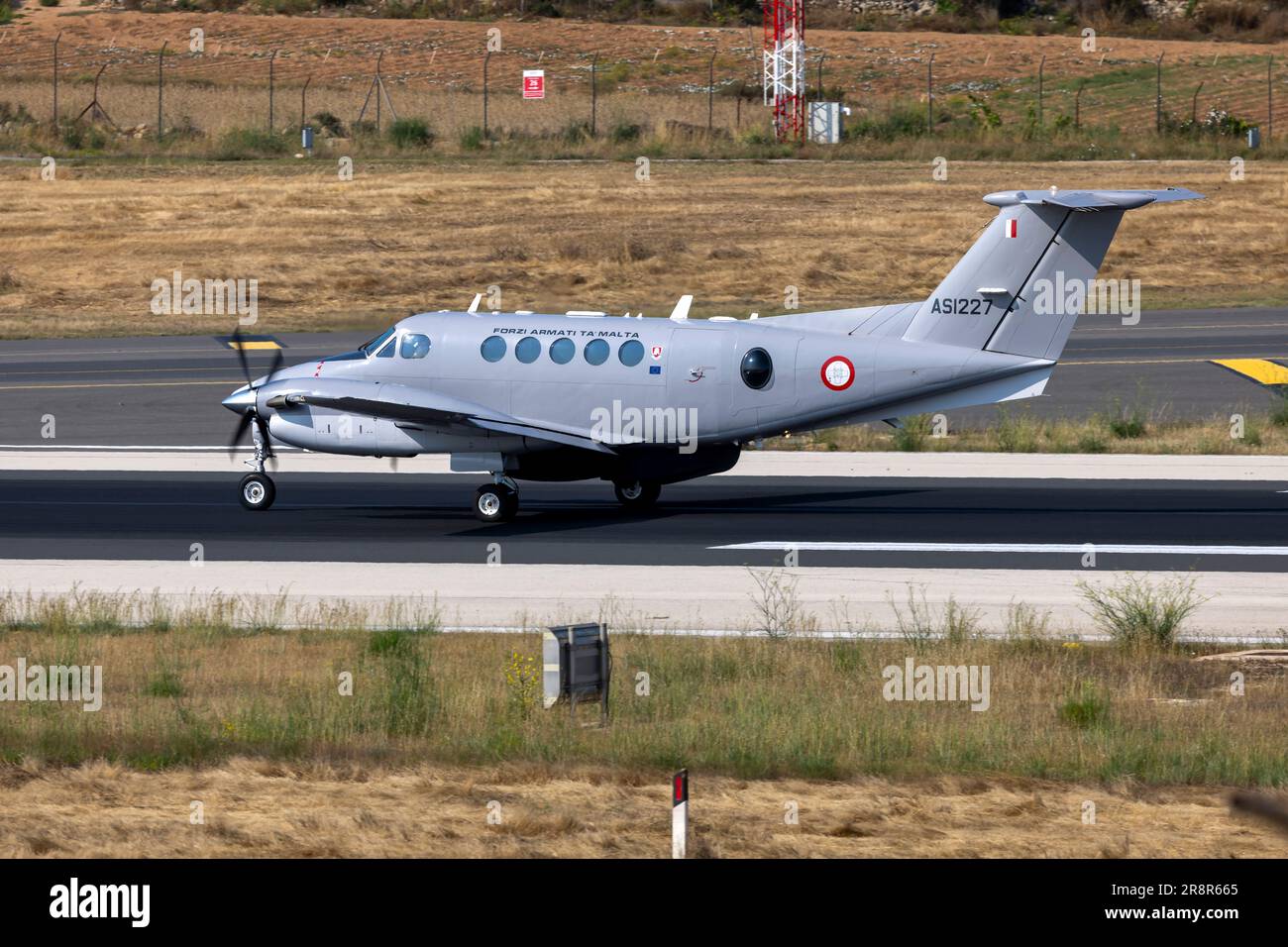 Maltese Air Force Hawker Beechcraft B200 King Air (Reg.: AS1227 ...