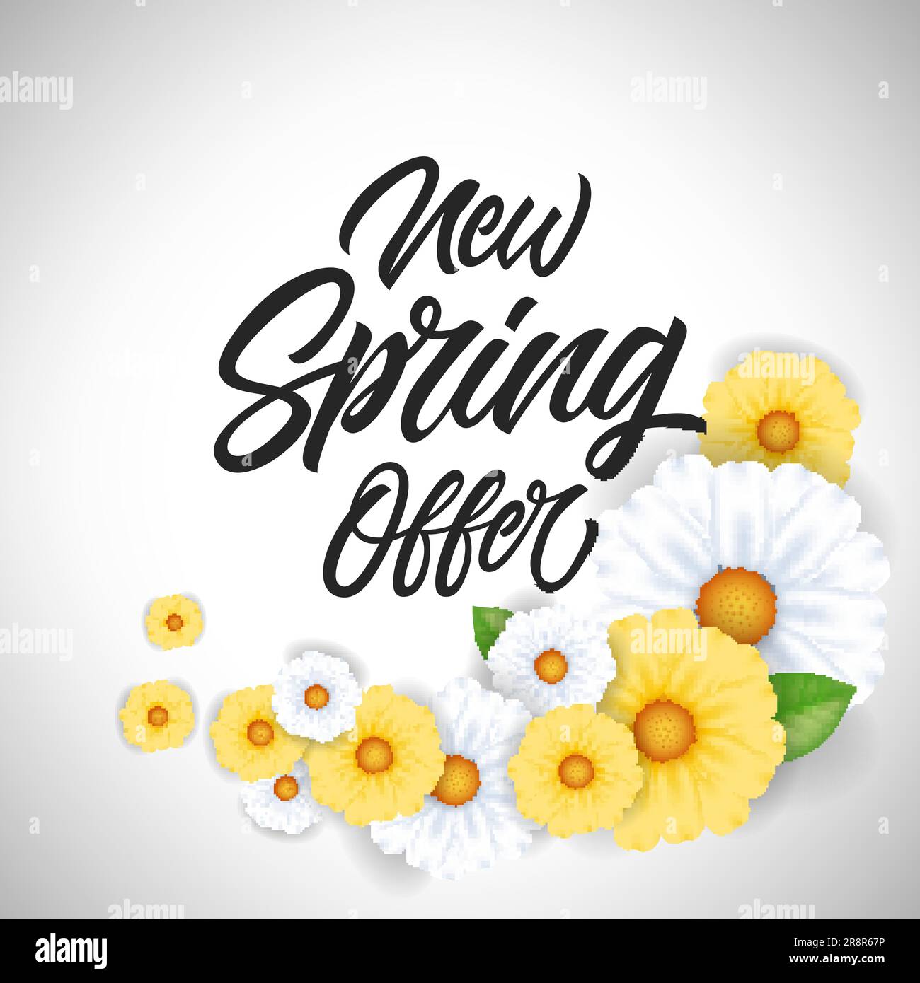 Buying flowers Stock Vector Images - Alamy