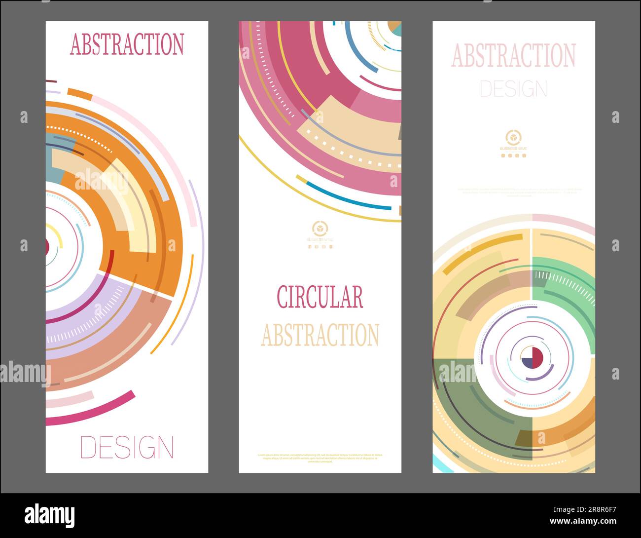 The design template of the title page of a book, brochure or booklet ...