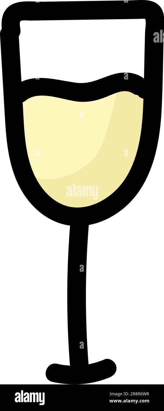 Funny hand drawn set of beer mug and two sausages. Simple playful funne ...