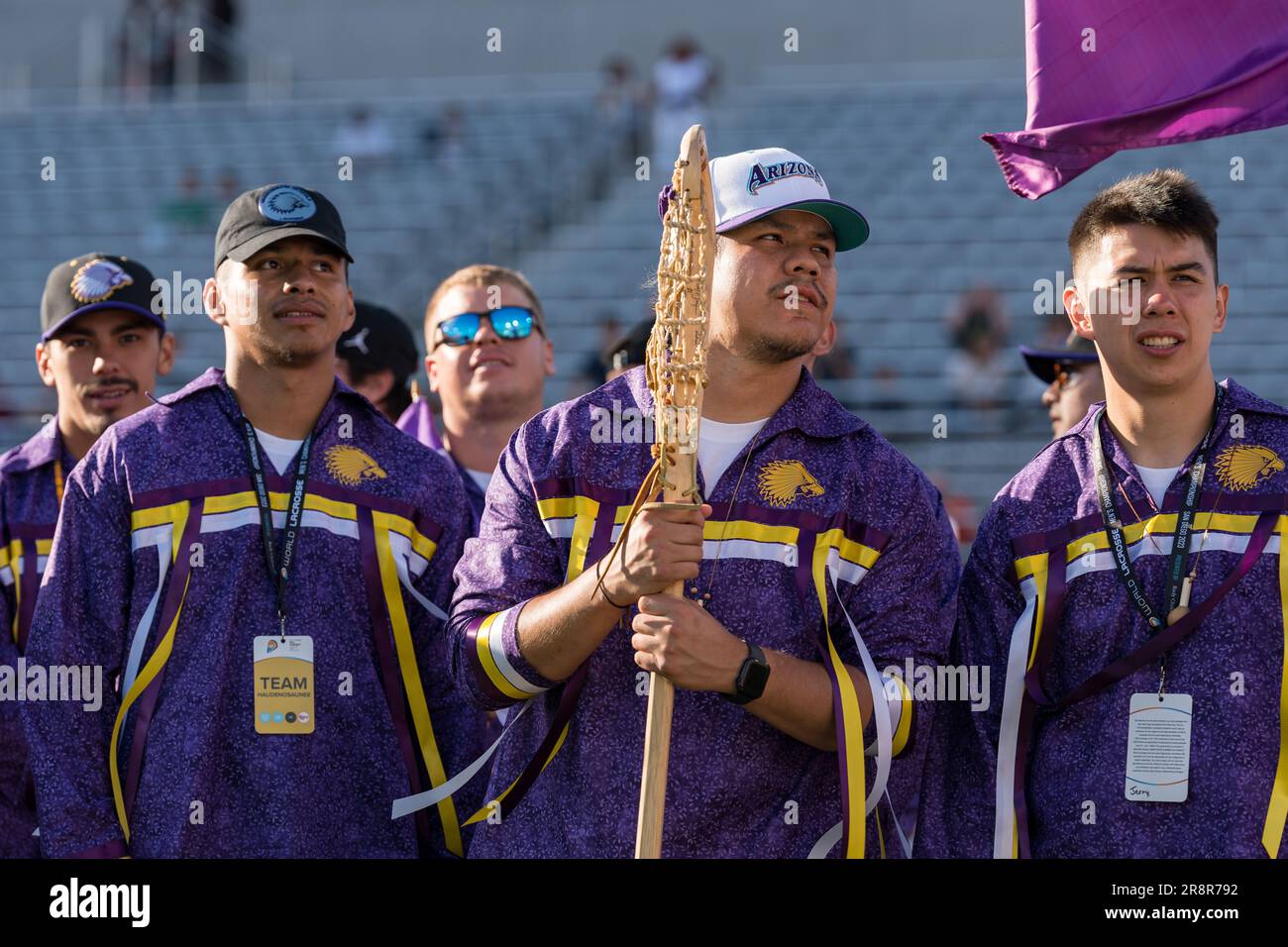 San Diego, USA. 21st June, 2023. Team Haudenosaunee, also known as the ...