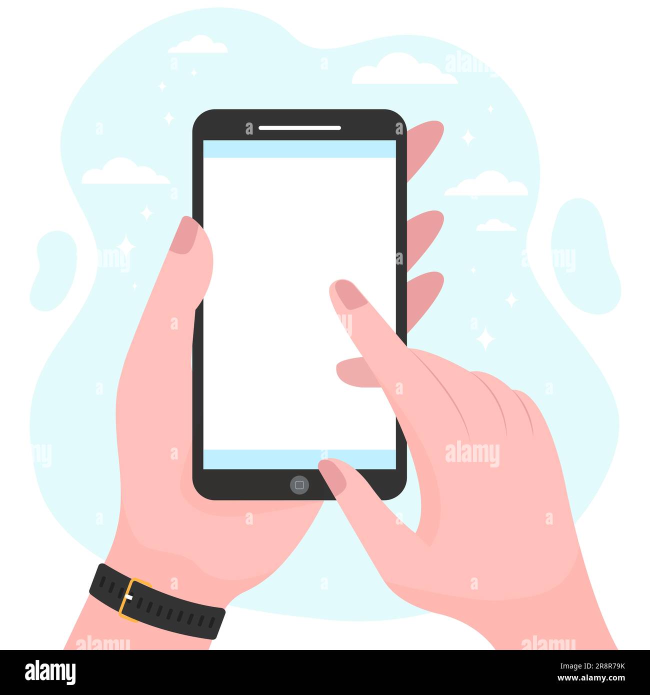 Mobile phone screenshot Stock Vector Images - Alamy