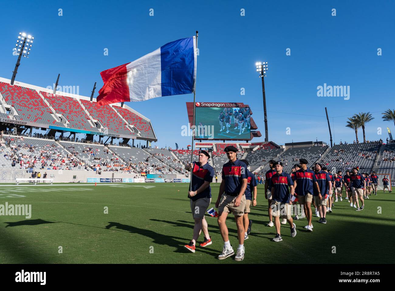 San Diego, USA. 21st June, 2023. Team France at opening ceremonies for ...