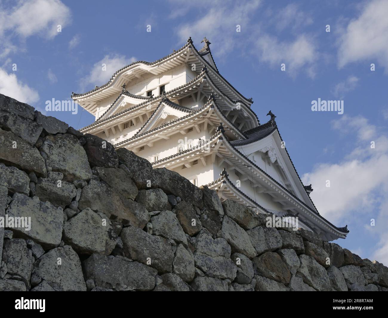 Himeji castle, the fortress of the white heron, in japan Stock Photo ...