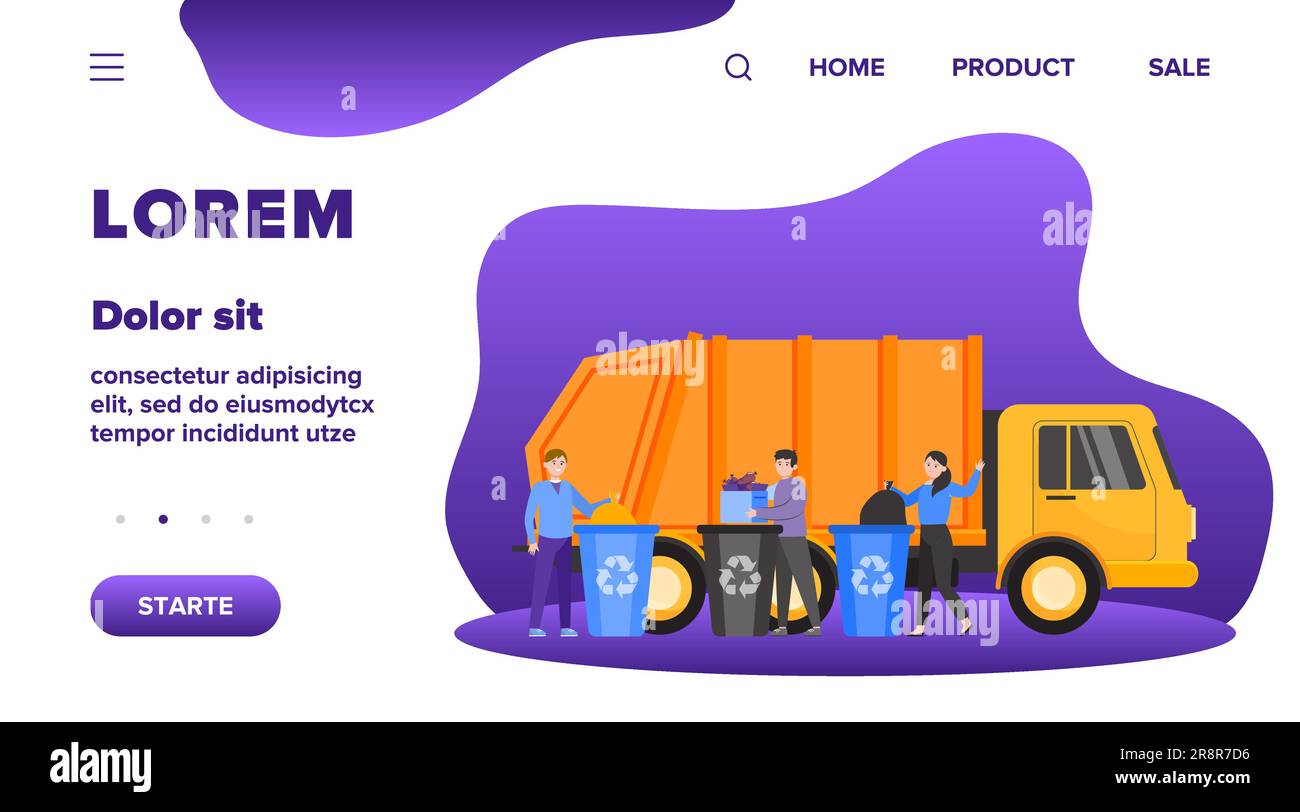 Cartoon people throwing out rubbish and trash Stock Vector Image & Art ...