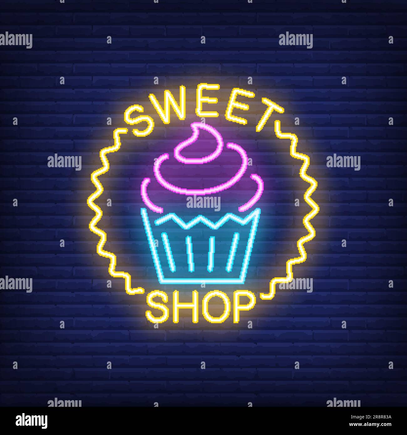 Small candy shop Stock Vector Images - Alamy