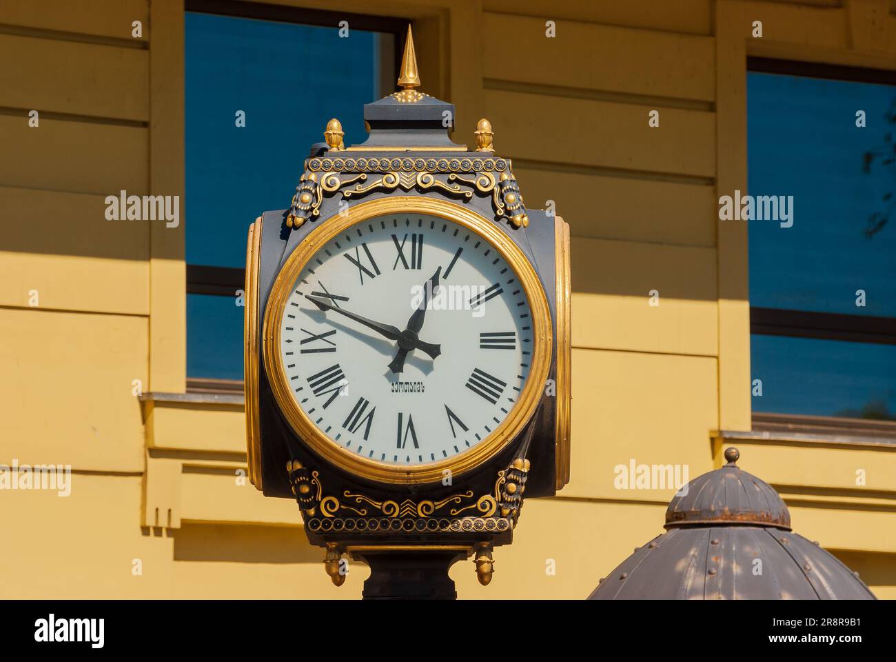 Georgia, Tbilisi - September 25, 2022: Street clock in Tbilisi Stock ...