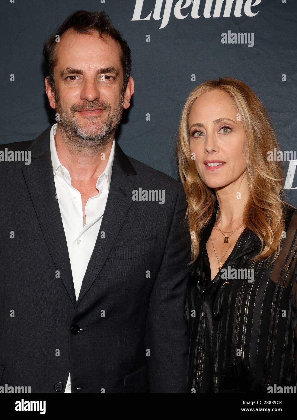 Los Angeles, California, USA. 21st June, 2023. Manu Boyer, Kim Raver ...