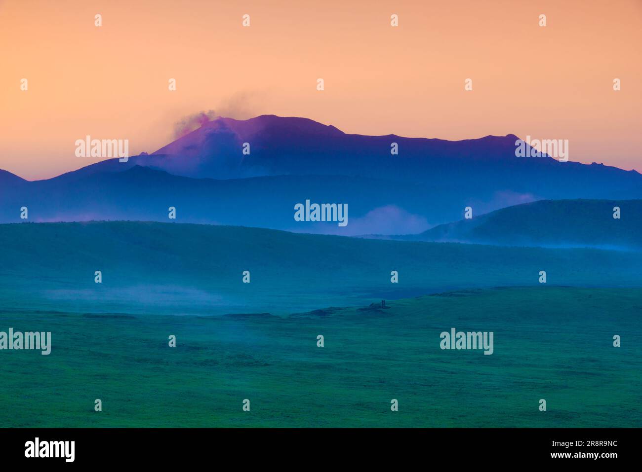 Aso in morning kumamoto hi-res stock photography and images - Alamy