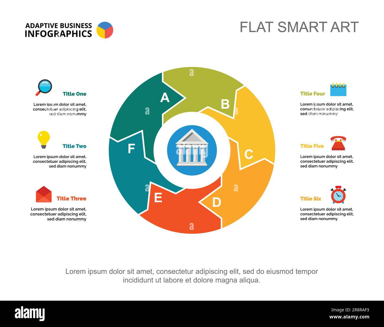 Six Points Plan Slide Template Stock Vector Image & Art - Alamy