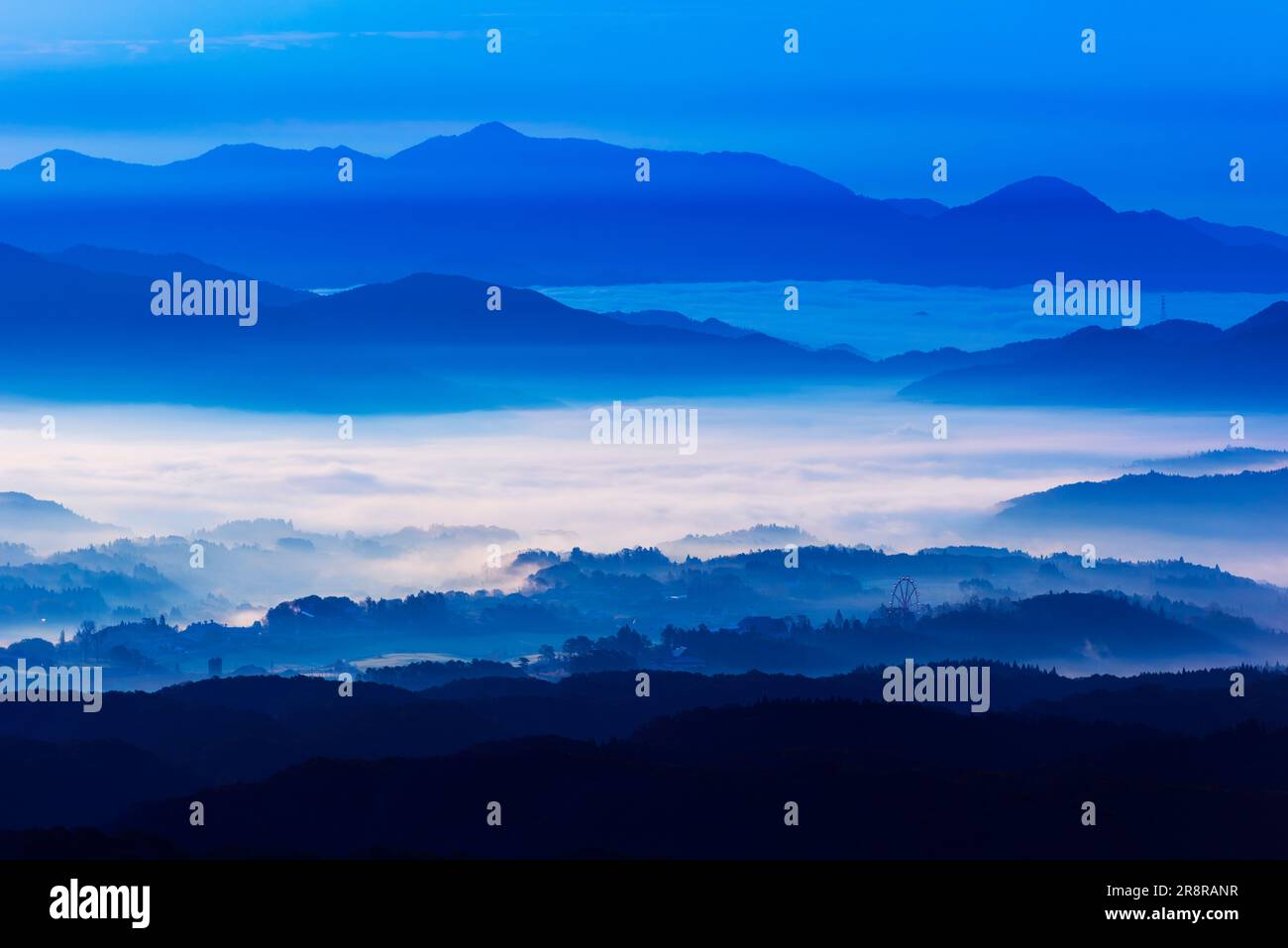 Morning clouds and mountains Stock Photo - Alamy