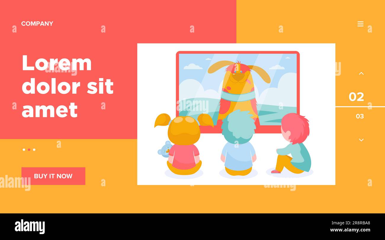Children watching TV flat vector illustration Stock Vector Image & Art ... Children watching TV flat vector illustration Stock Vector Image & Art ...