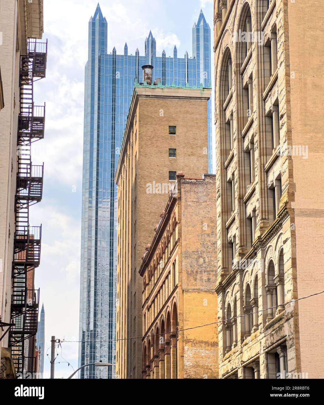 Historic and modern buildings in Downtown Pittsburgh - PITTSBURGH ...