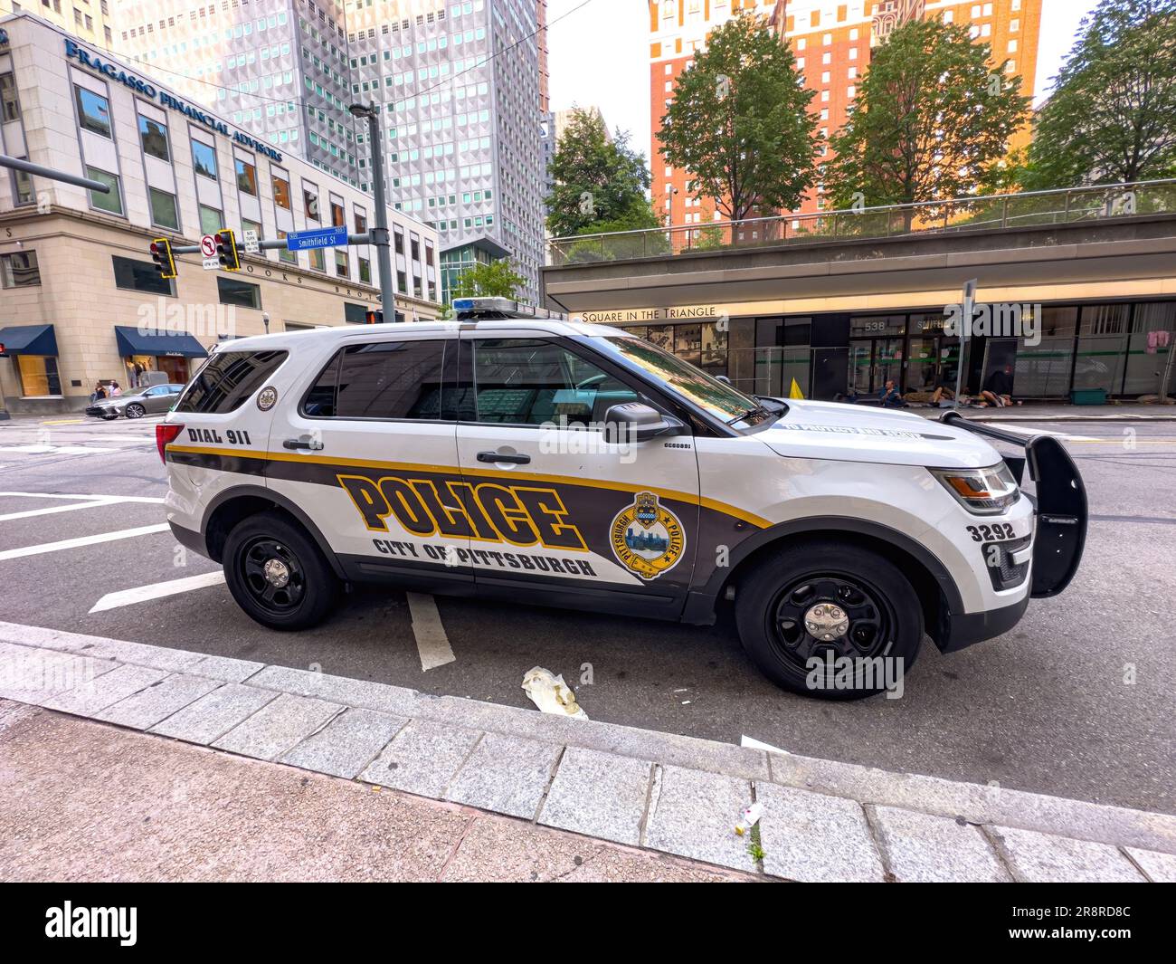 Police Car in Pittsburgh - PITTSBURGH, UNITED STATES - JUNE 08, 2023 ...