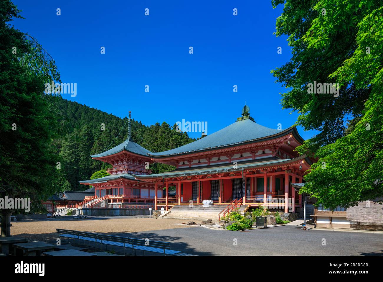 Enryakuji Temple on Mt Stock Photo - Alamy