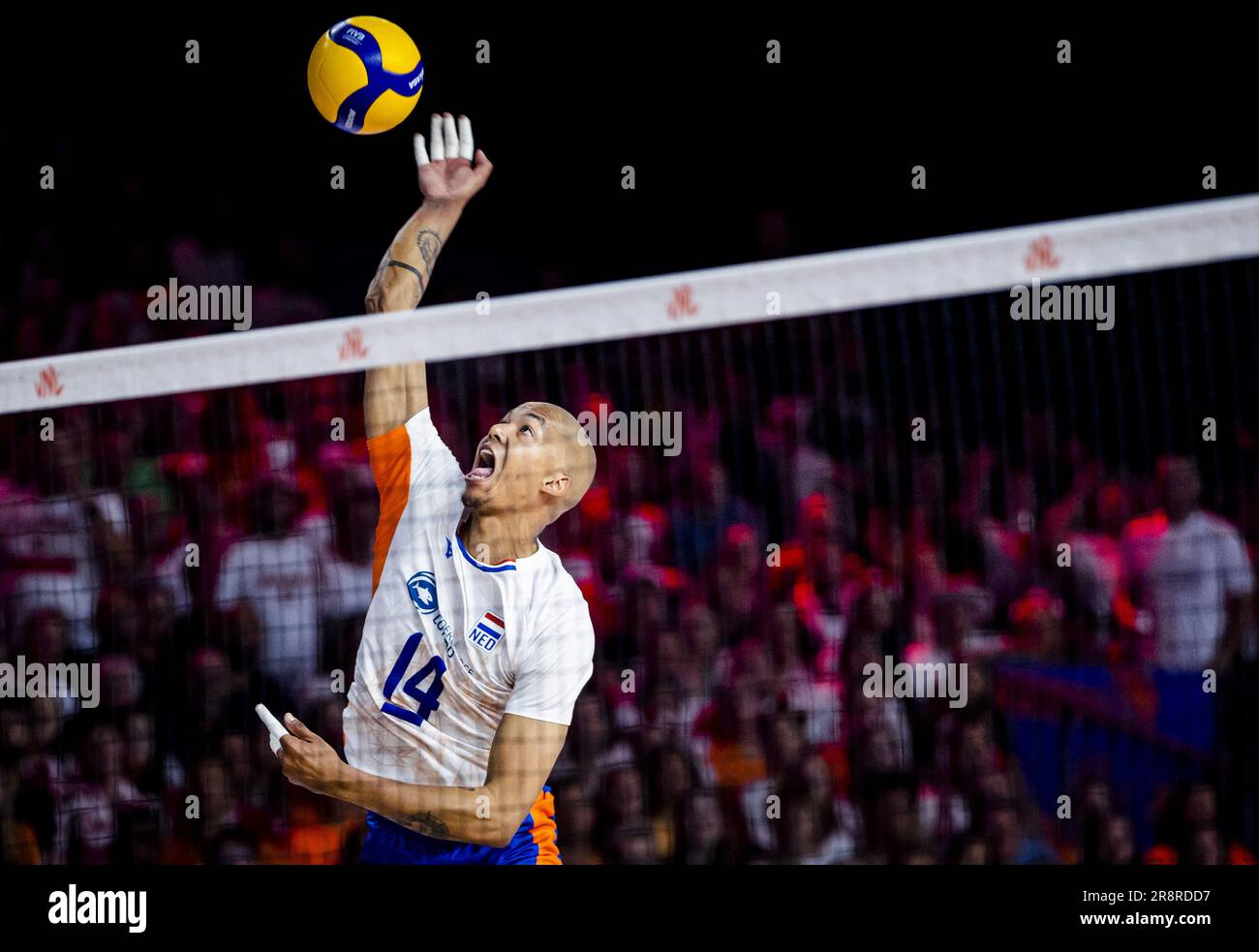 ROTTERDAM - 22/06/2023, Nimir Abdel-Aziz of the Netherlands in action ...