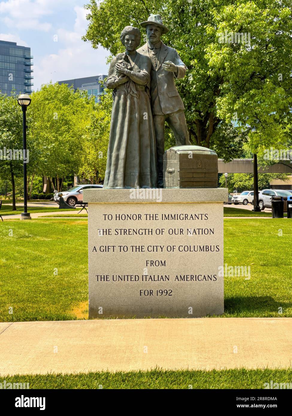 To Honor the Immigrants Memorial in Columbus - COLUMBUS, UNITED STATES ...