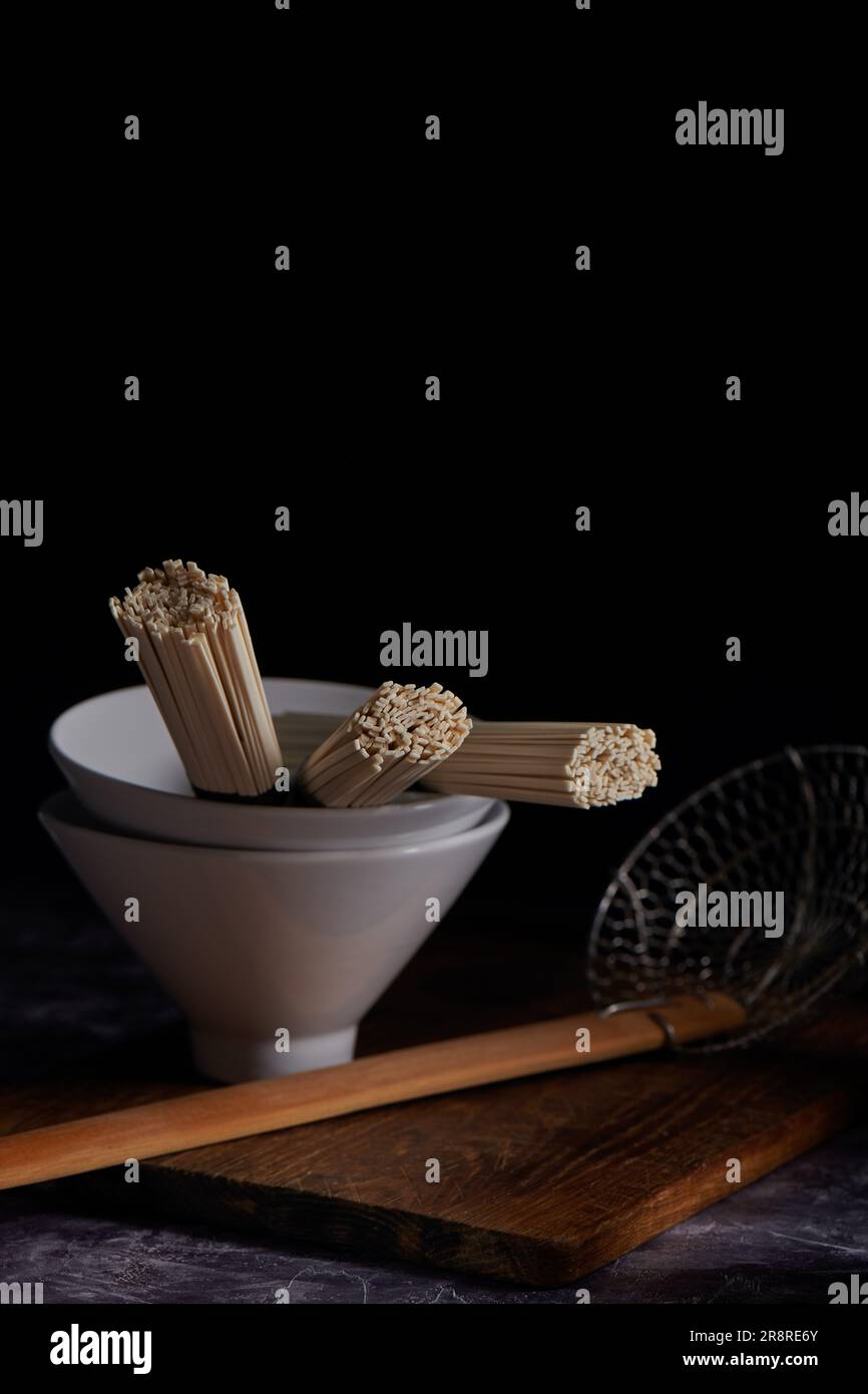 Wooden pasta strainer hi-res stock photography and images - Alamy