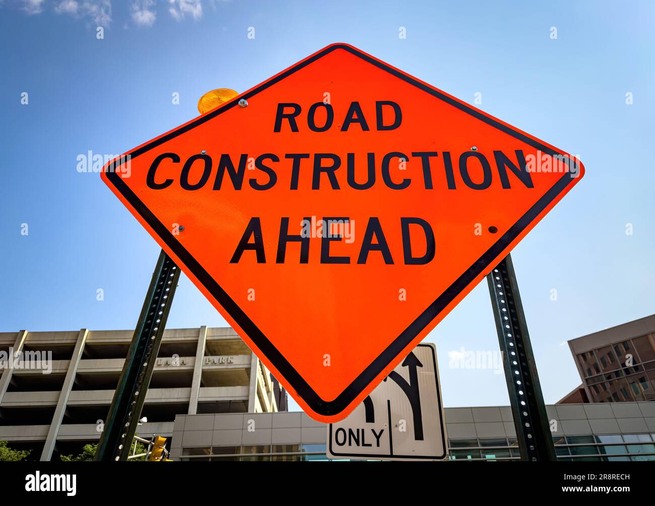 Road Construction Ahead Stock Photo - Alamy Road Construction Ahead Stock Photo - Alamy