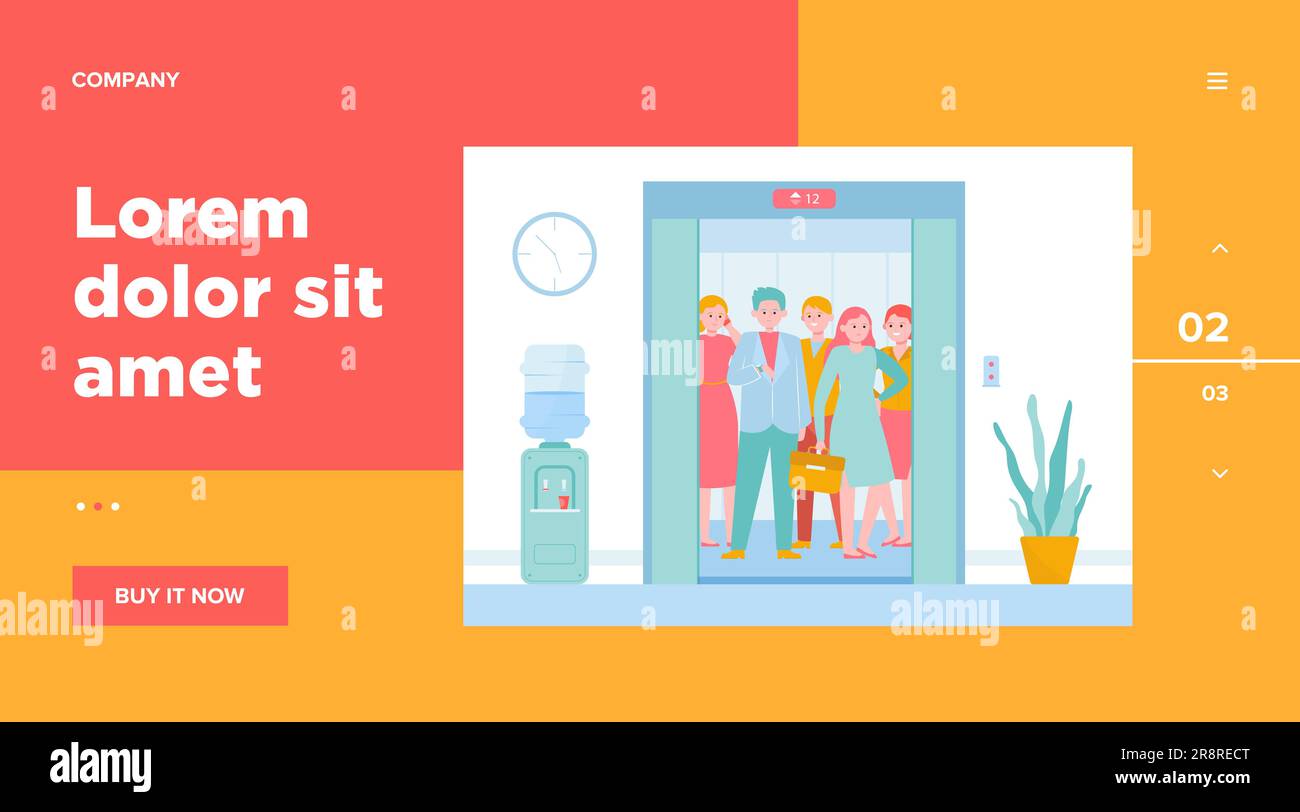 People inside hallway Stock Vector Images - Alamy