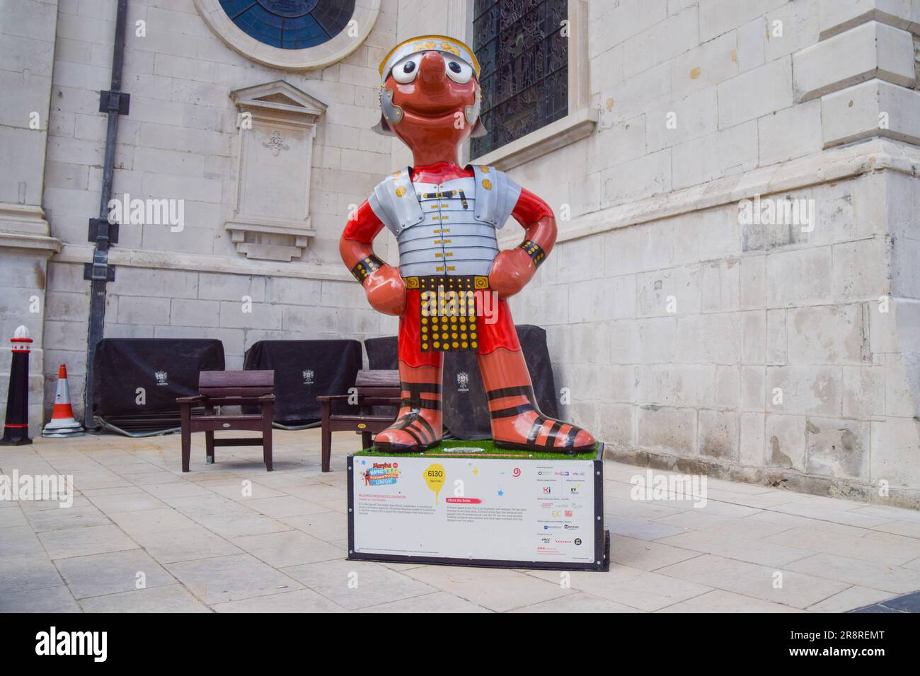 London, England, UK. 22nd June, 2023. A scultpure of Morph, the ...