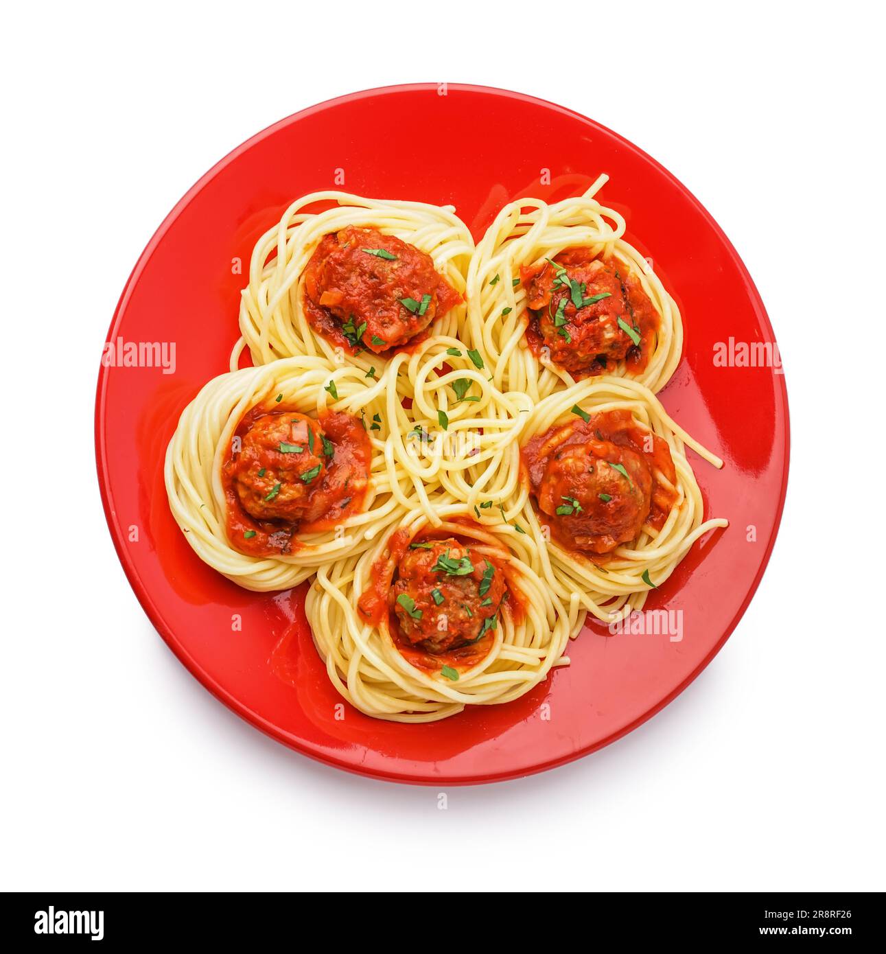 Lay boiled pasta on top Cut Out Stock Images & Pictures - Alamy