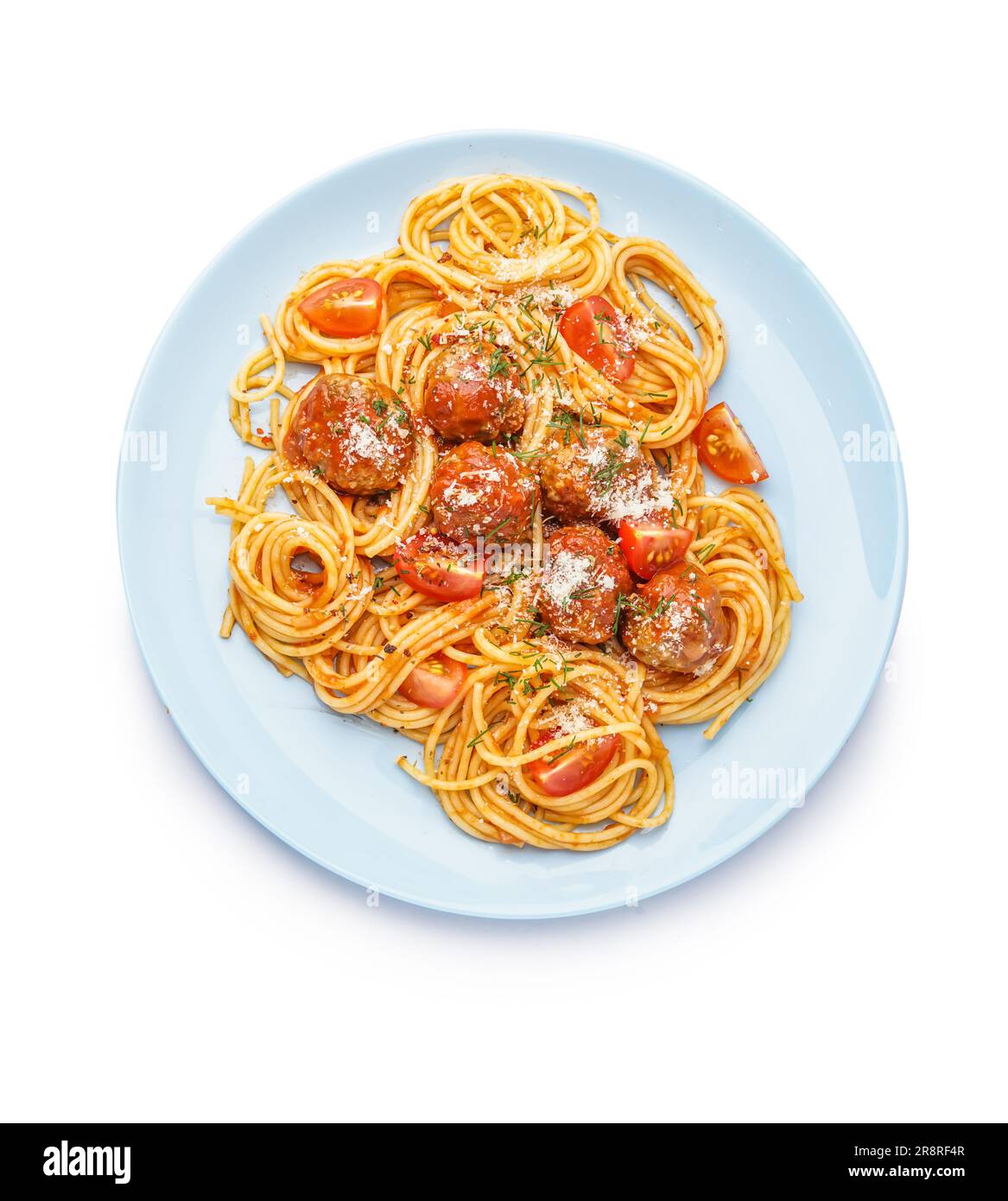 Lay boiled pasta on top Cut Out Stock Images & Pictures - Alamy