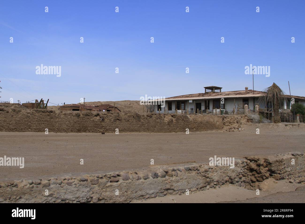 Santa Laura Humberstone saltpetre processing plant, Iquique, Chile ...