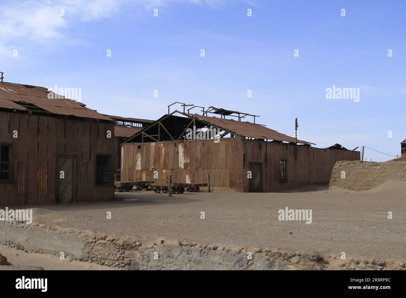 Santa Laura Humberstone saltpetre processing plant, Iquique, Chile ...