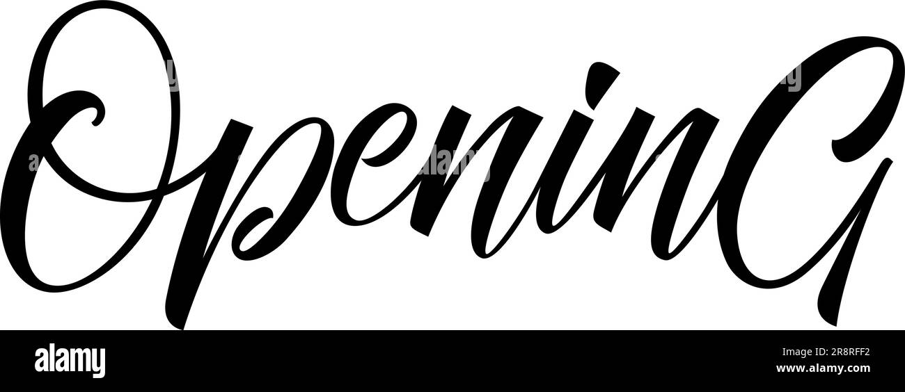 Opening invitation card Black and White Stock Photos & Images - Alamy