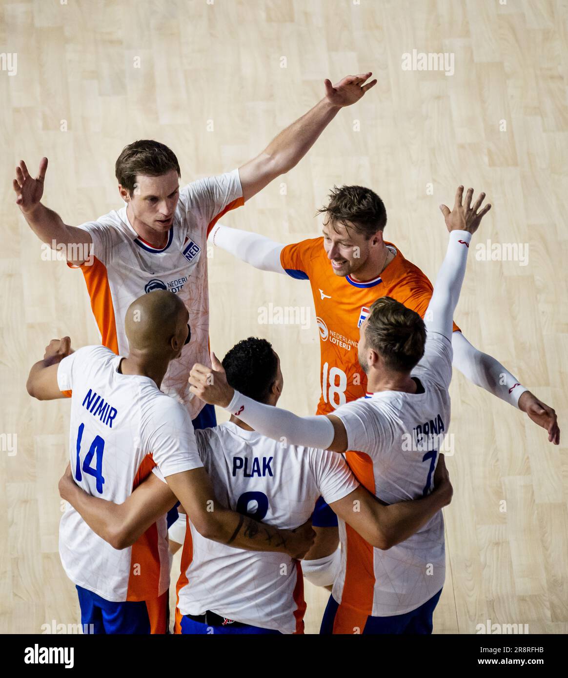 ROTTERDAM - 22/06/2023, Nimir Abdel-Aziz of the Netherlands, Maarten ...