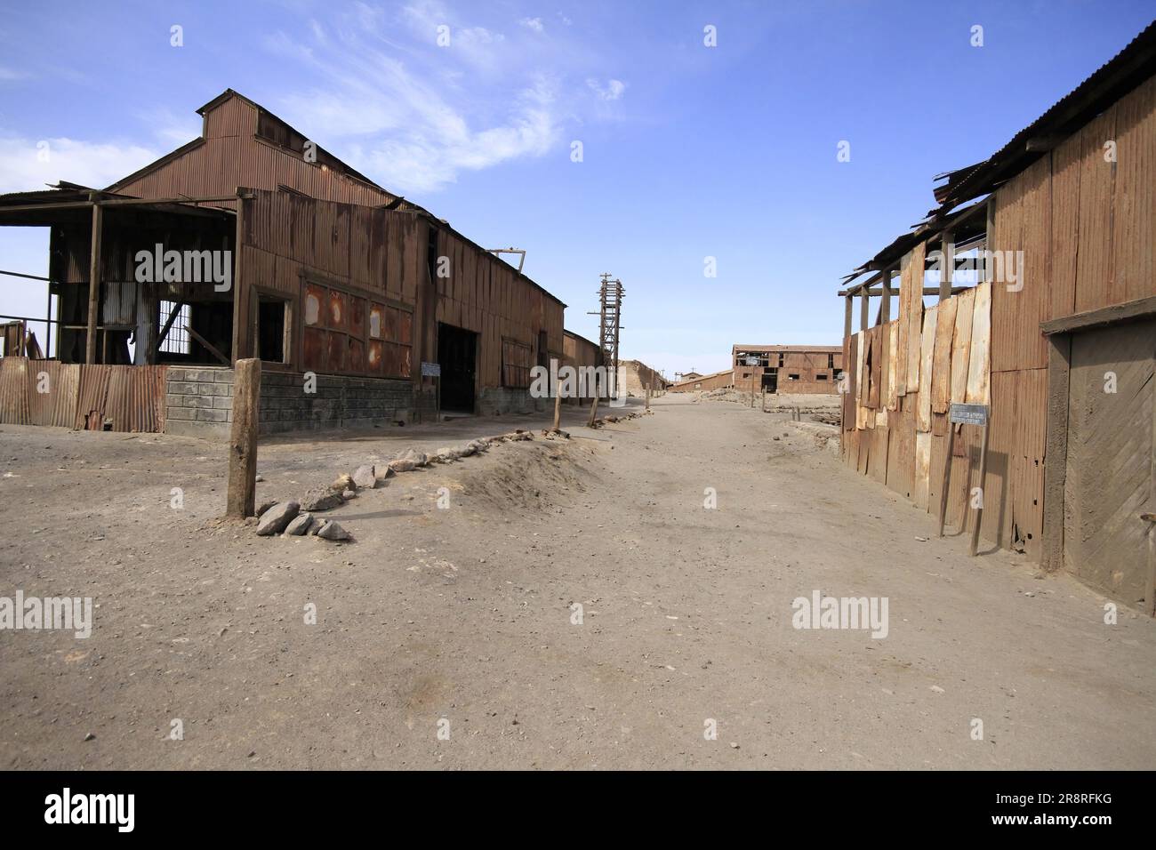 3-2-2013: Iquique, Chile: Santa Laura Humberstone saltpetre processing ...