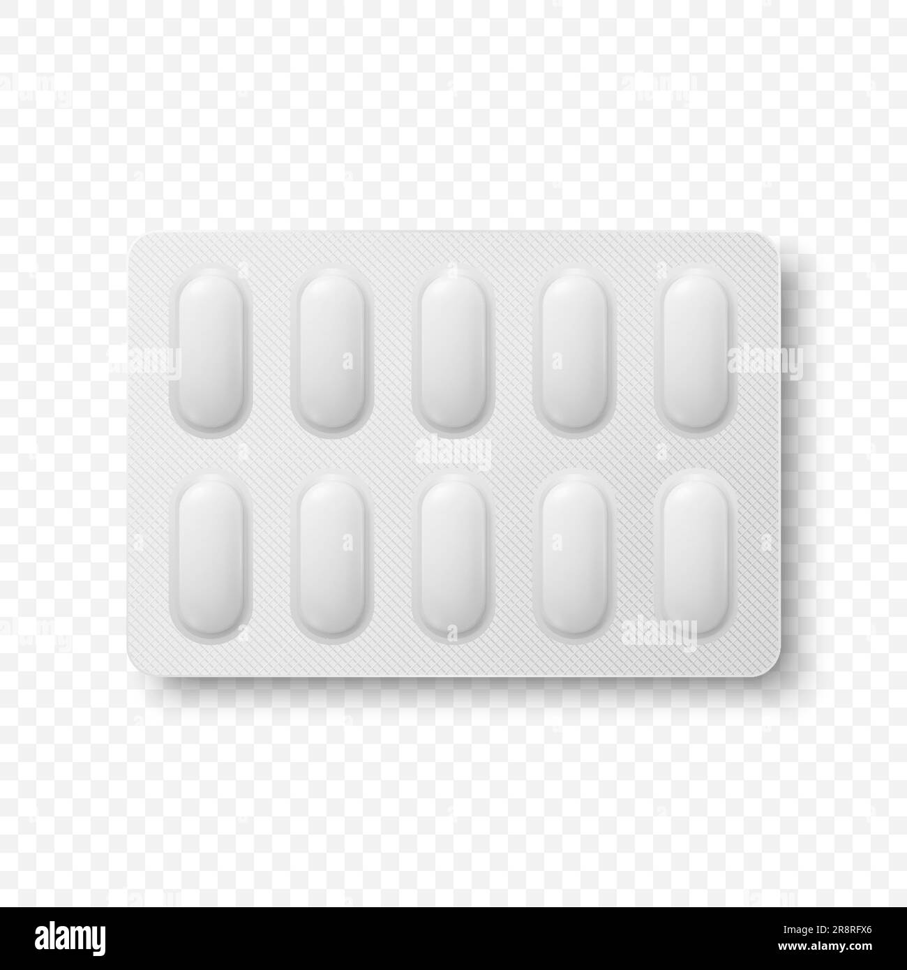 Vector Realistic Oval Pharmaceutical Medical Pills, Vitamins, Capsule ...