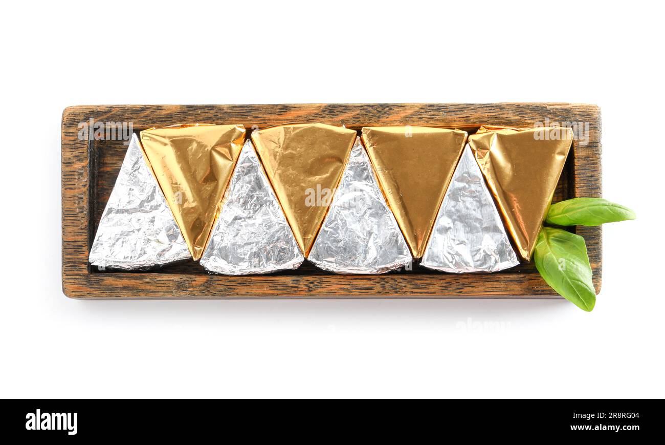 Foil wrapped cheese hi-res stock photography and images - Alamy