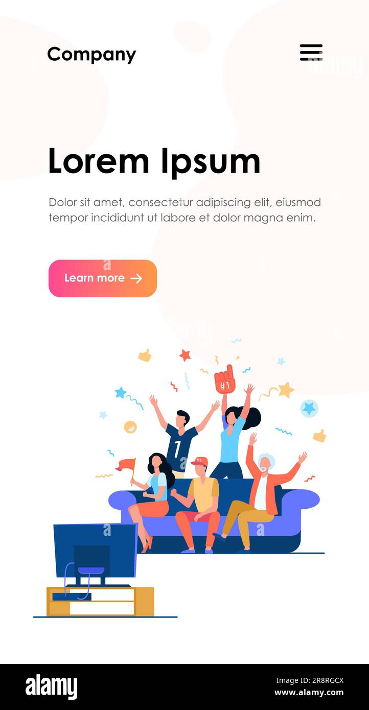 Sofa man television football Cut Out Stock Images & Pictures - Alamy