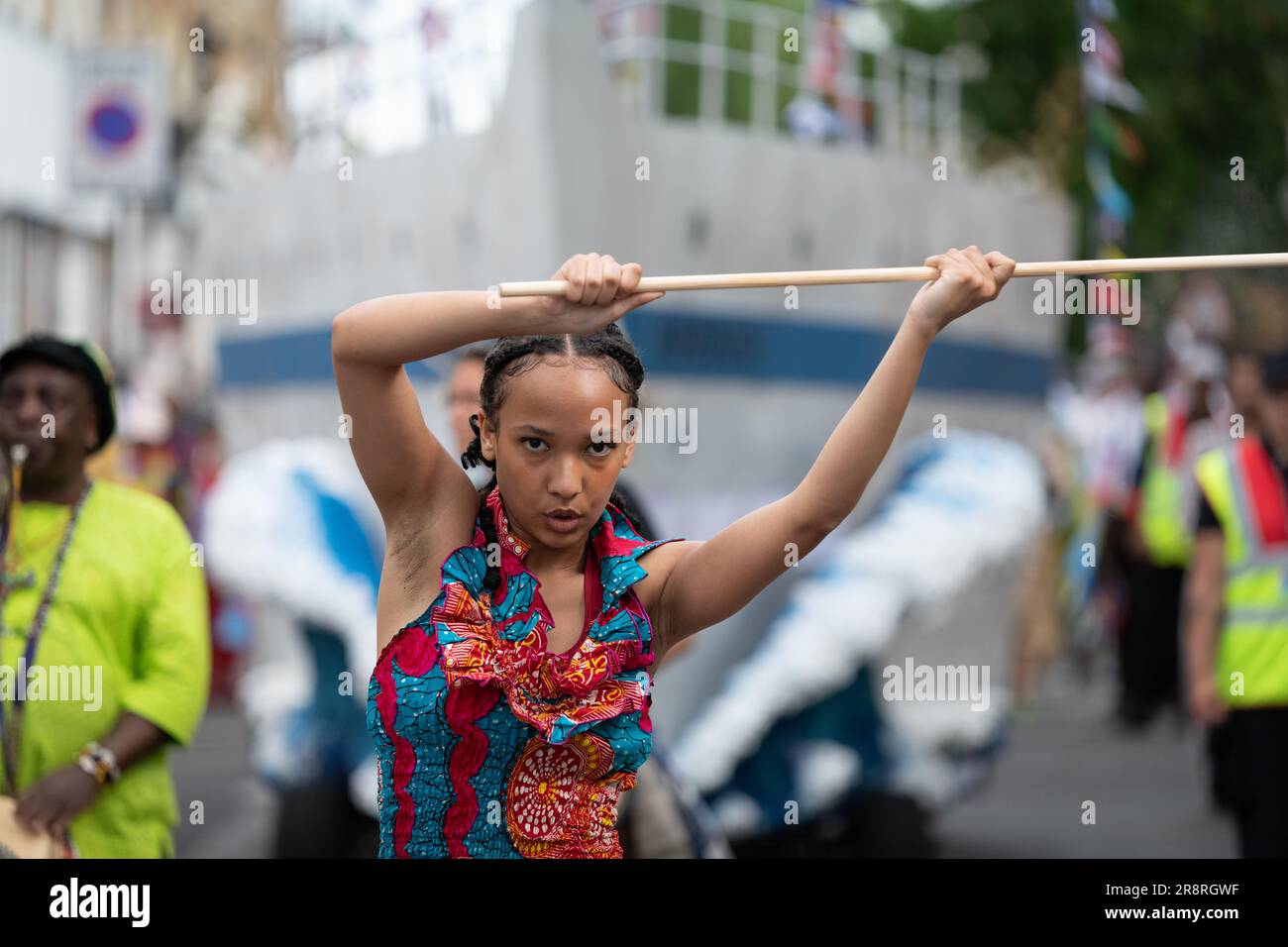 London, UK. 22 June, 2023. Windrush Procession through Brixton to ...