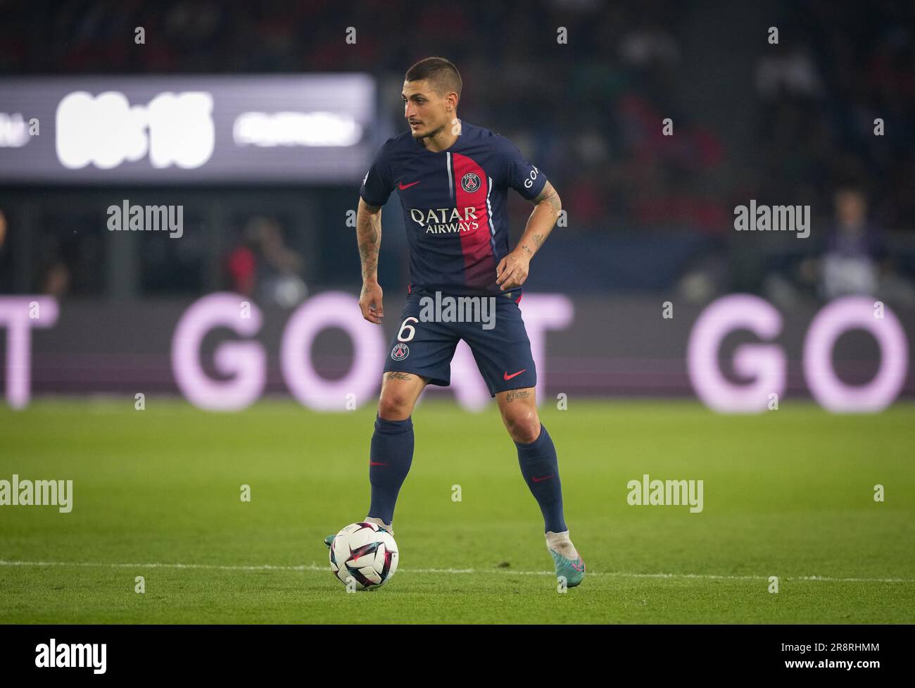 Marco Verratti of PSG during the Ligue 1 match between Paris Saint ...