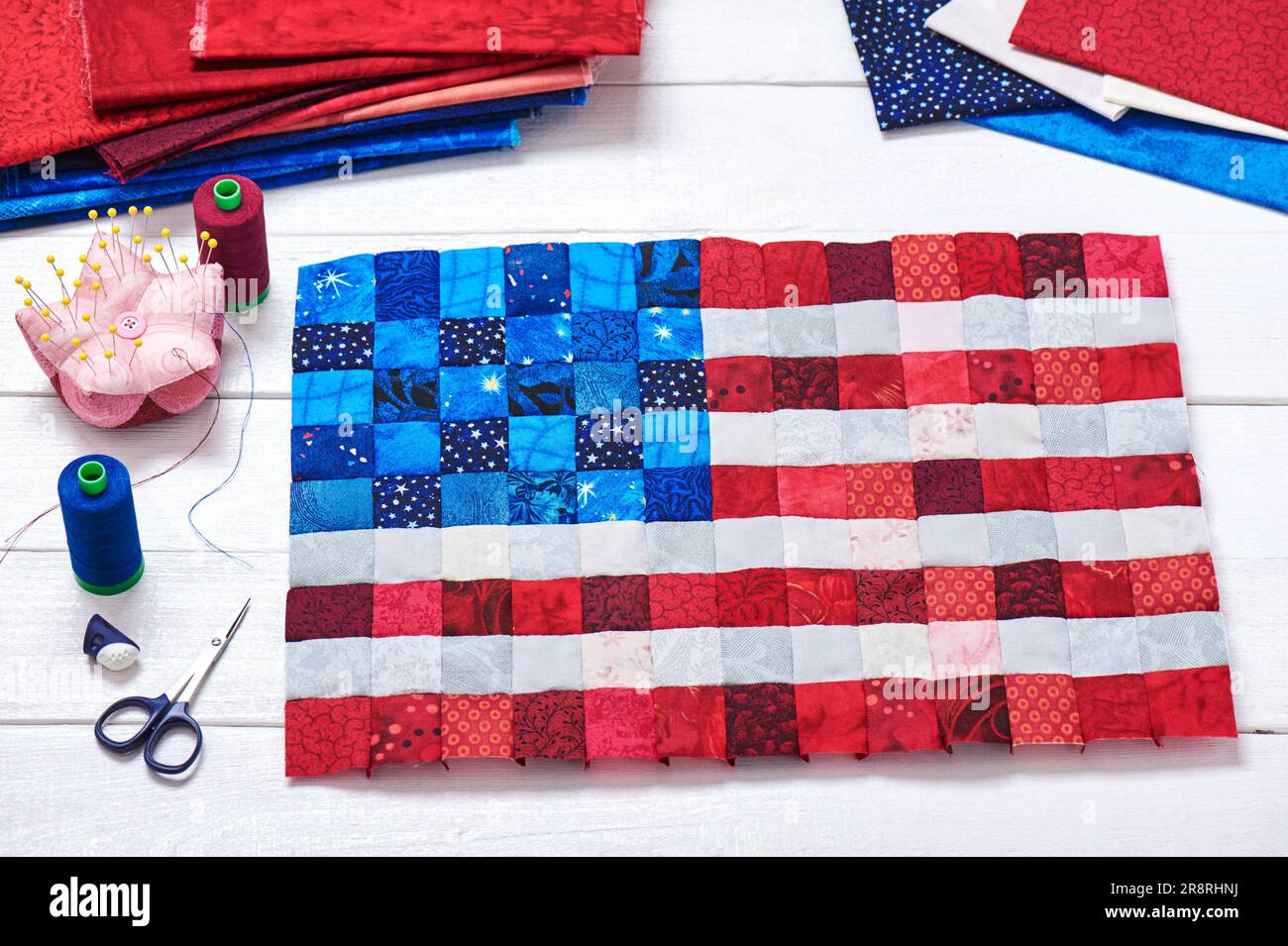 Stitched flag hi-res stock photography and images - Alamy