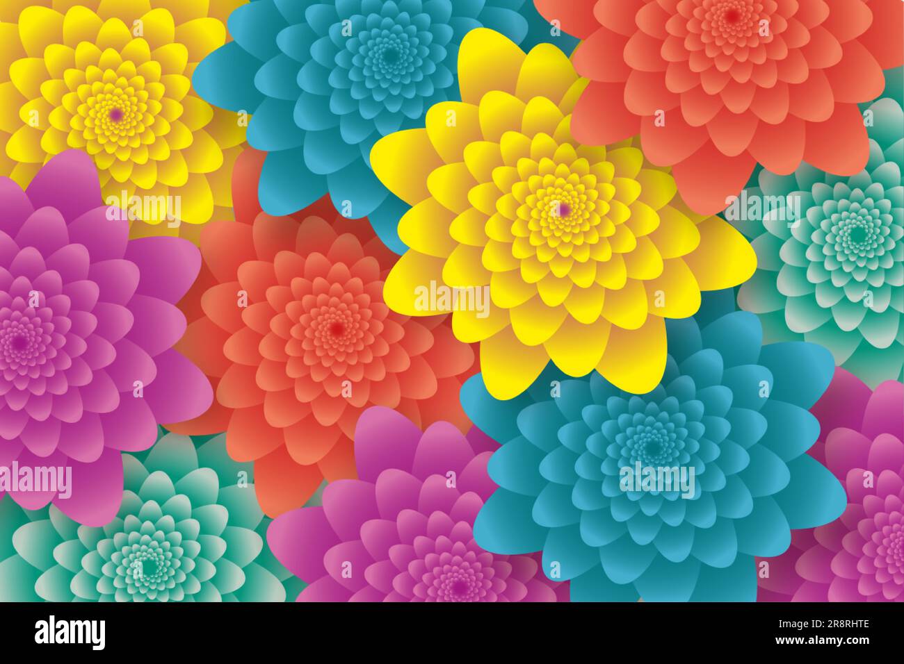 Colorful Flower Backgrounds