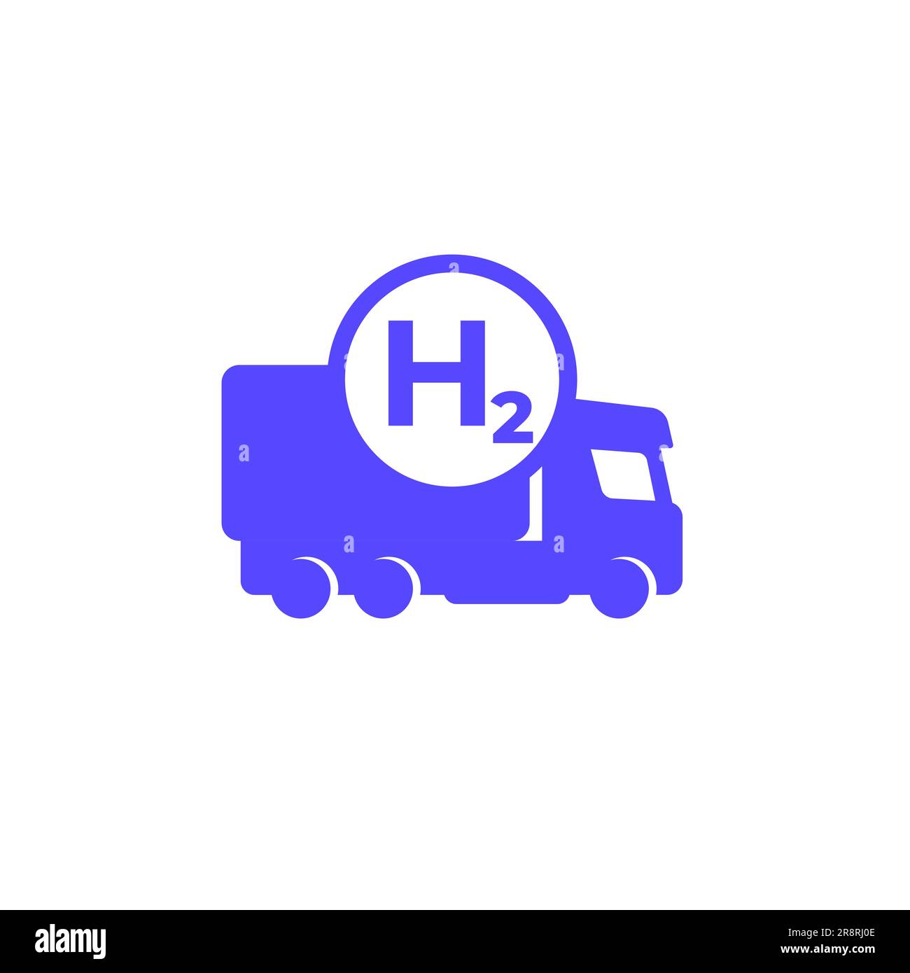 hydrogen truck icon, hydrogen-powered vehicle Stock Vector Image & Art ...