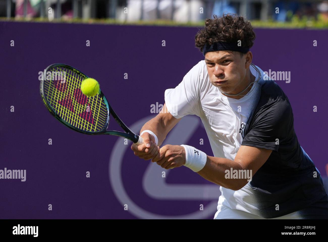 Ben Shelton (USA) during his round of 32 match with JJ Wolf (USA ...